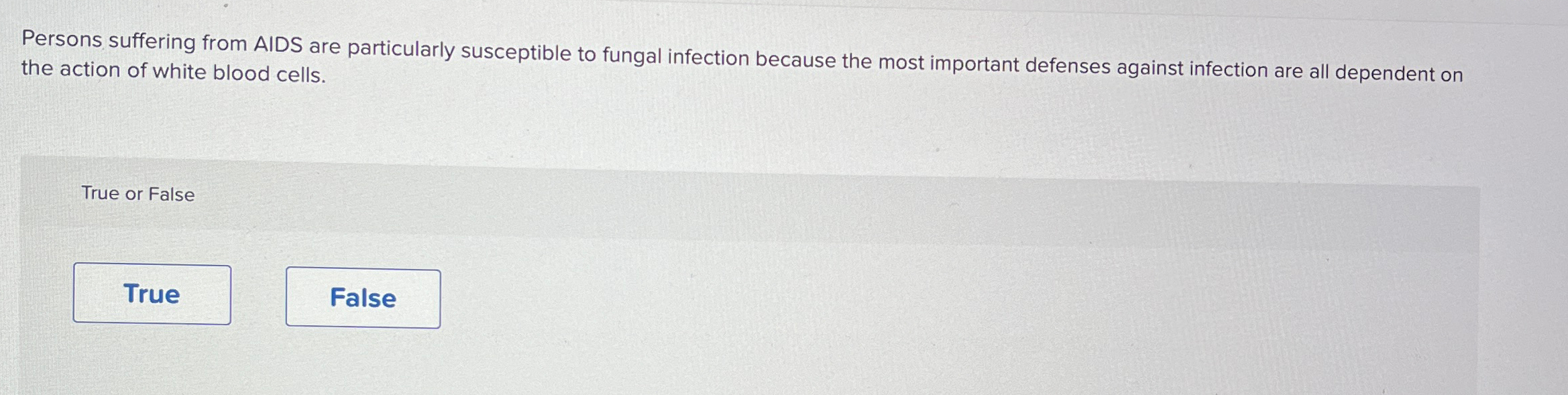Solved Persons suffering from AIDS are particularly | Chegg.com