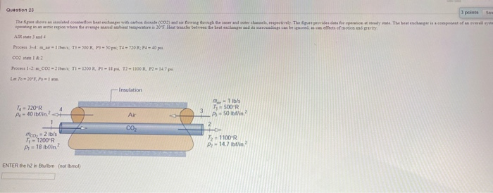 Solved 2) enter the h1 in Btu/lbm (not lbmol)3) enter for | Chegg.com