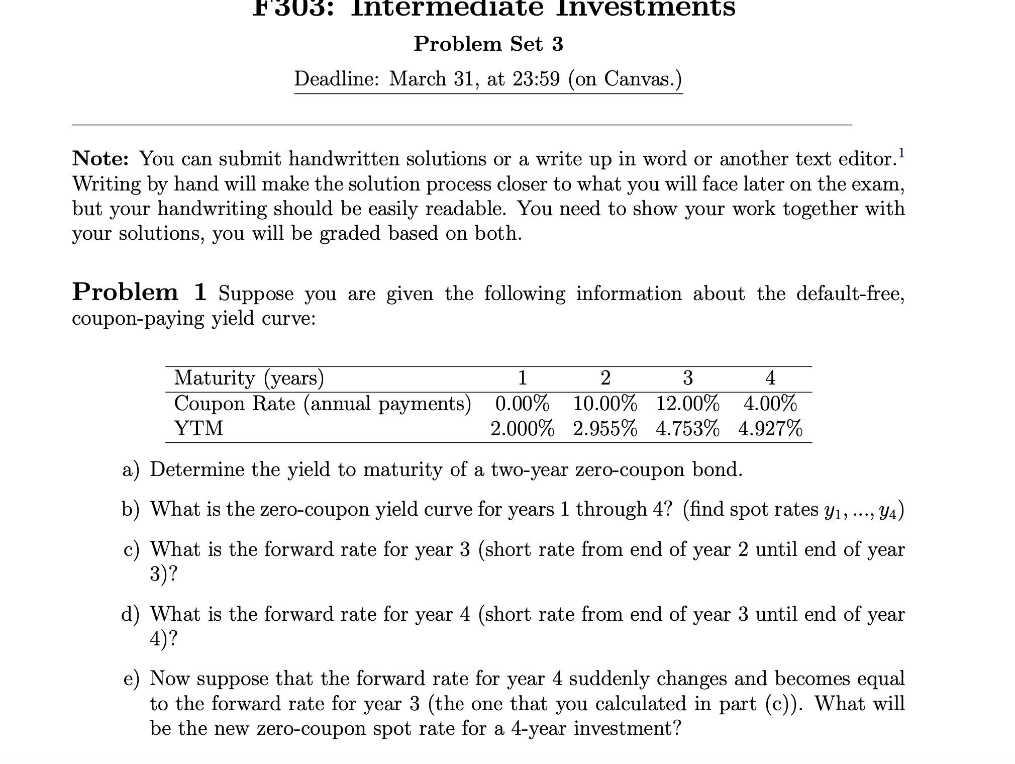 Solved Note: You can submit handwritten solutions or a write | Chegg.com