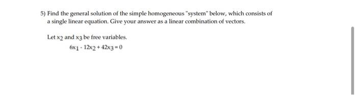 Solved 5) Find the general solution of the simple | Chegg.com