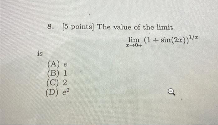 Solved 6. [5 points] Exactly one of the following statements | Chegg.com