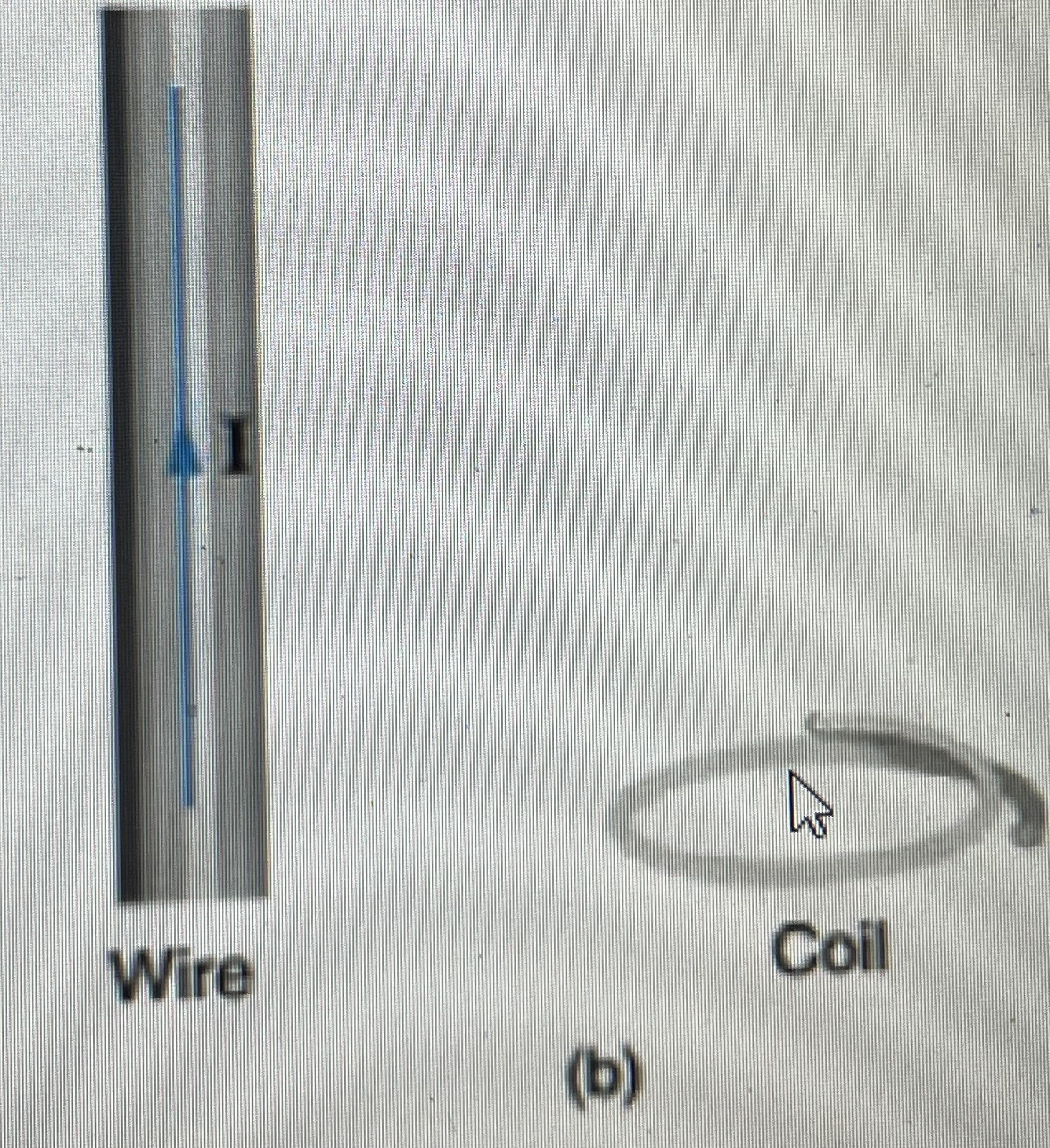 Solved (b) ﻿Problem 14: Consider the coil and wire depicted | Chegg.com