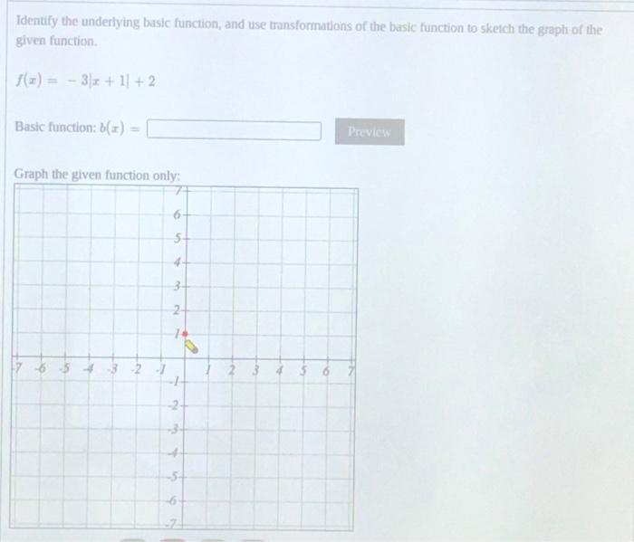 Solved Identify the underlying basic function, and use | Chegg.com