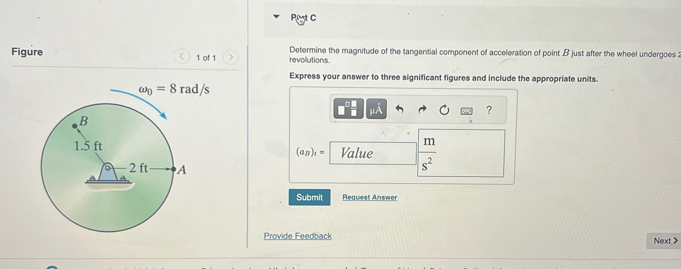 Solved The Disk Is Originally Rotating At ω08rads ﻿and Is 