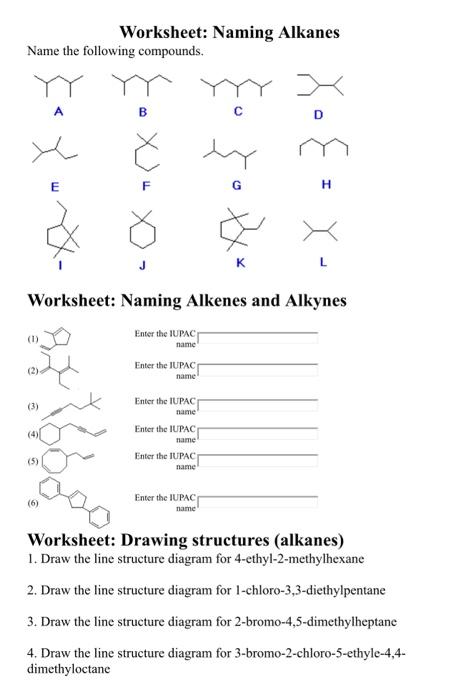 Solved Worksheet: Isomers 1. Draw all the structural isomers | Chegg.com