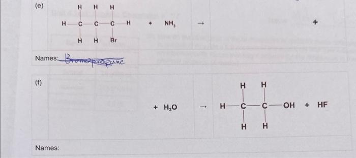 Solved fill in all of the missing components to complete | Chegg.com