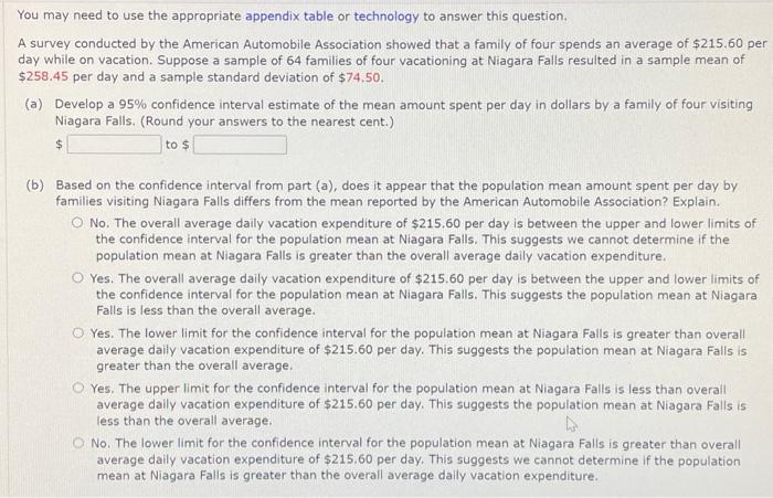 Solved You may need to use the appropriate appendix table or | Chegg.com