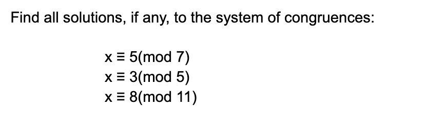 Solved Let m be a positive integer. Show that a mod m = ﻿b | Chegg.com
