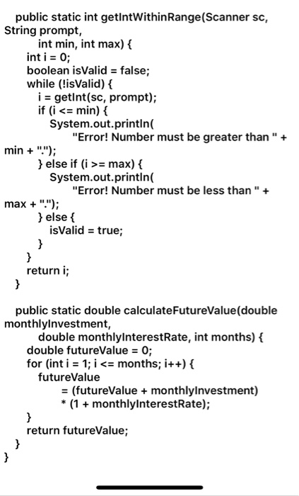 Solved 13. Run the project Enhance the Future Value | Chegg.com