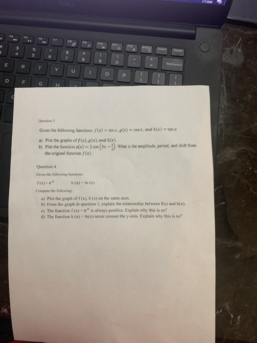 Solved Calculus MAT 301 Lab #1 Question 1 Given the | Chegg.com
