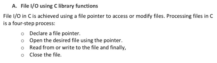 Solved A File 10 Using C Library Functions File 10 In C 9767