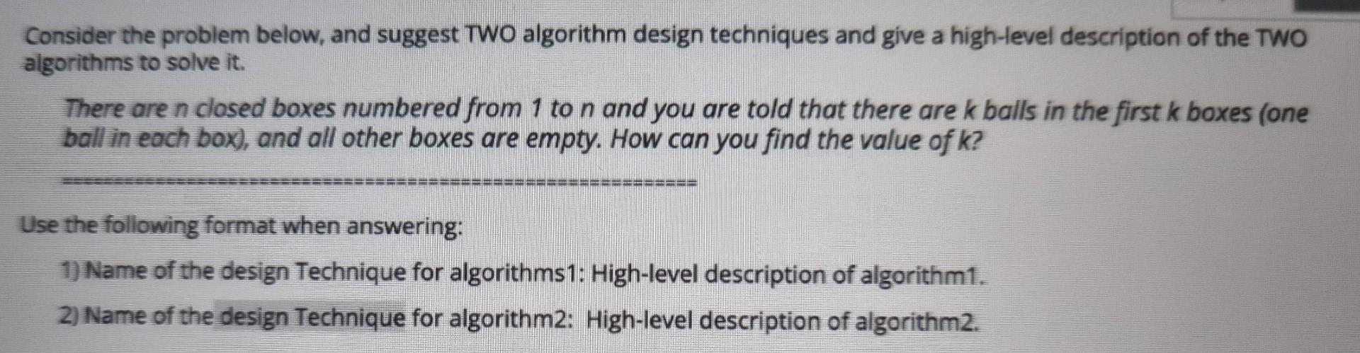 Solved use (dynamic programming or divide and conquer) for | Chegg.com