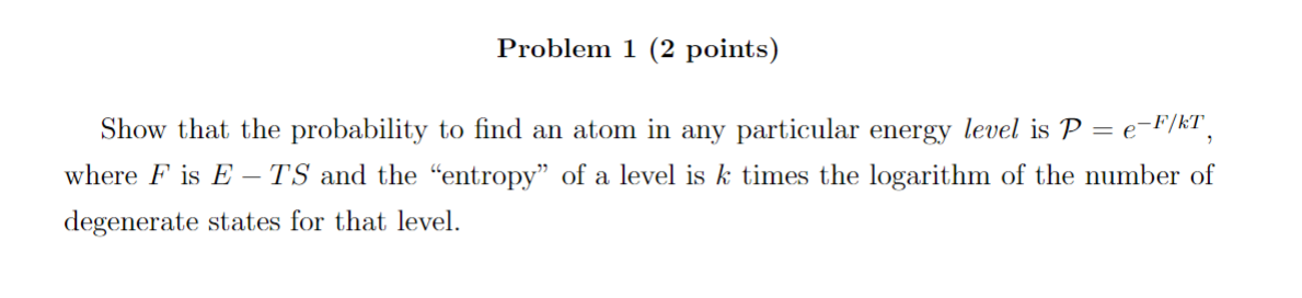 Solved Problem 1 (2 points)Show that the probability to | Chegg.com Solved Problem 1 (2 points)Show that the probability to | Chegg.com