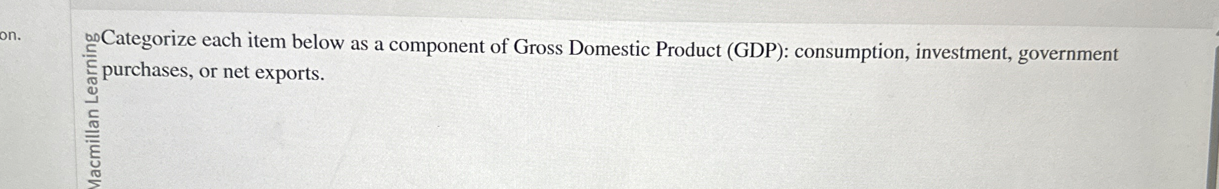 Solved ?∞ ﻿Categorize each item below as a component of | Chegg.com