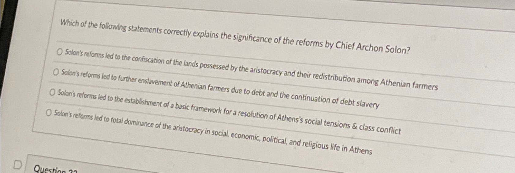 Solved Which of the following statements correctly explains | Chegg.com