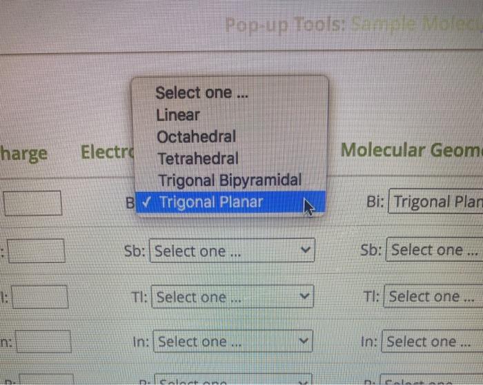 Solved Number of valence electrons Molecule Formal Charge | Chegg.com