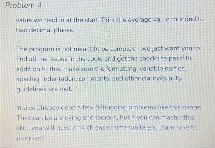 Solved can you please solve this debugging problem and send | Chegg.com