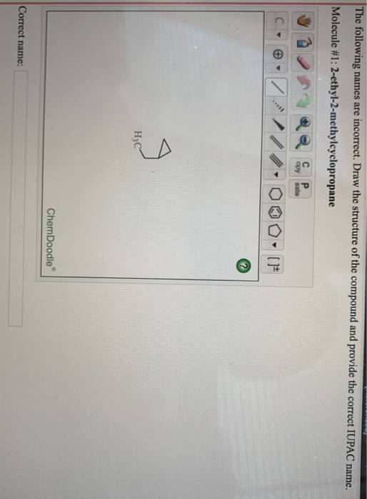 Solved The following names are incorrect. Draw the structure | Chegg.com