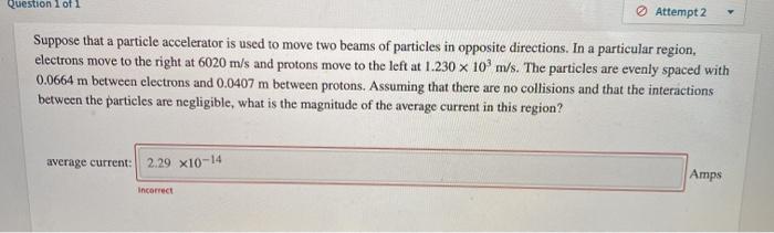 Solved Suppose that a particle accelerator is used to move | Chegg.com