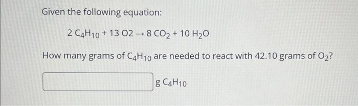 Solved Given the following equation: Fe2O3+3C→2Fe+3CO How | Chegg.com