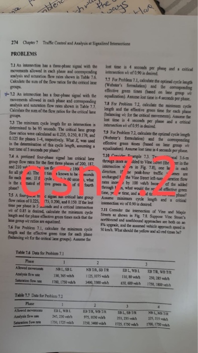 Solved bler the ways 274 Chapter 7 Traffic Control and | Chegg.com