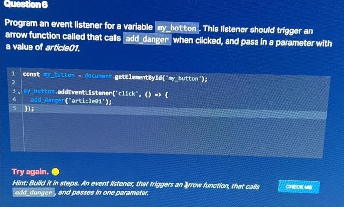 Solved Program a regular function called add_danger. This | Chegg.com