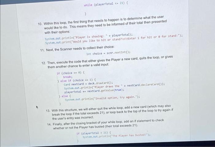 Solved Part A: Blackjack! 1. In this portion of the | Chegg.com