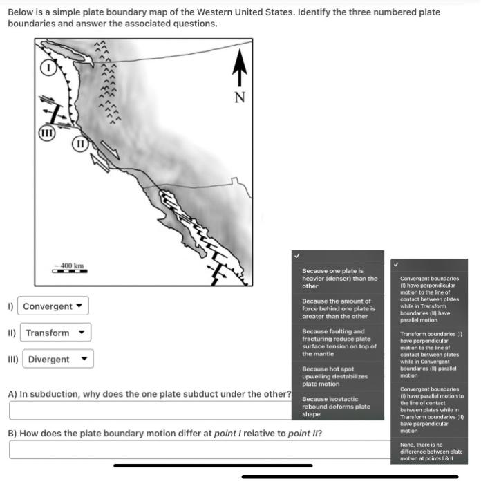 Solved Drag and drop the appropriate plate boundary types | Chegg.com