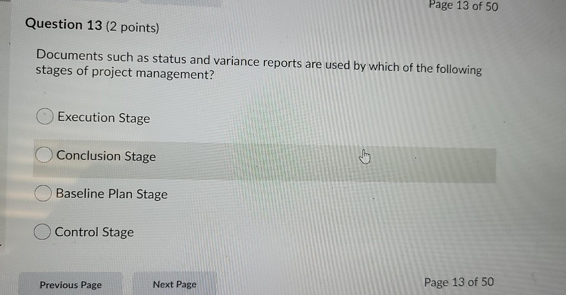 Solved Which of the following project management | Chegg.com