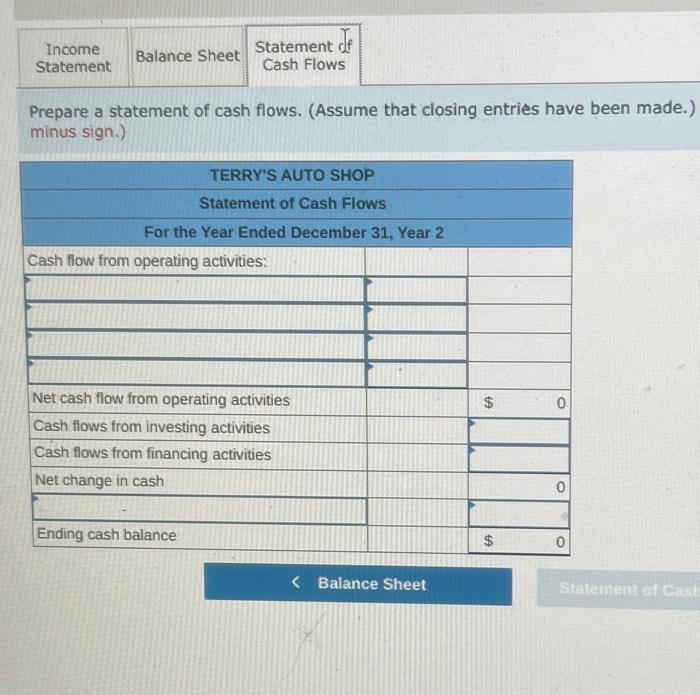 Solved . Prepare a multistep income statement, balance | Chegg.com