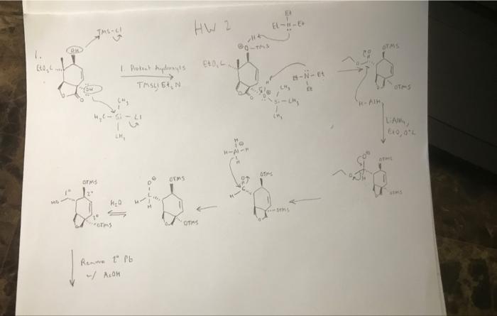 Solved 1. Suggest suitable protecting groups for the boxed | Chegg.com