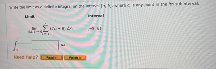 Solved Write the limit as a definite integral on the | Chegg.com