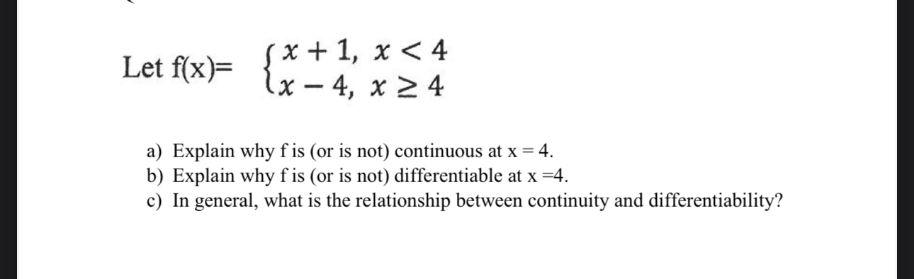 Solved Let f(x)={x+1,x