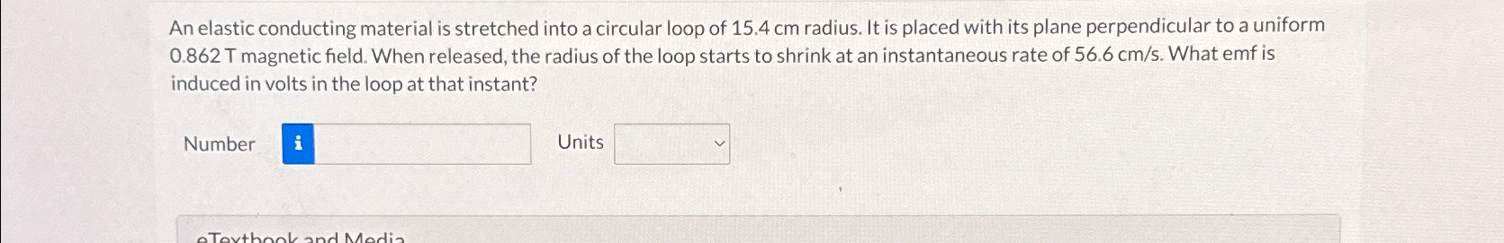 Solved An elastic conducting material is stretched into a | Chegg.com