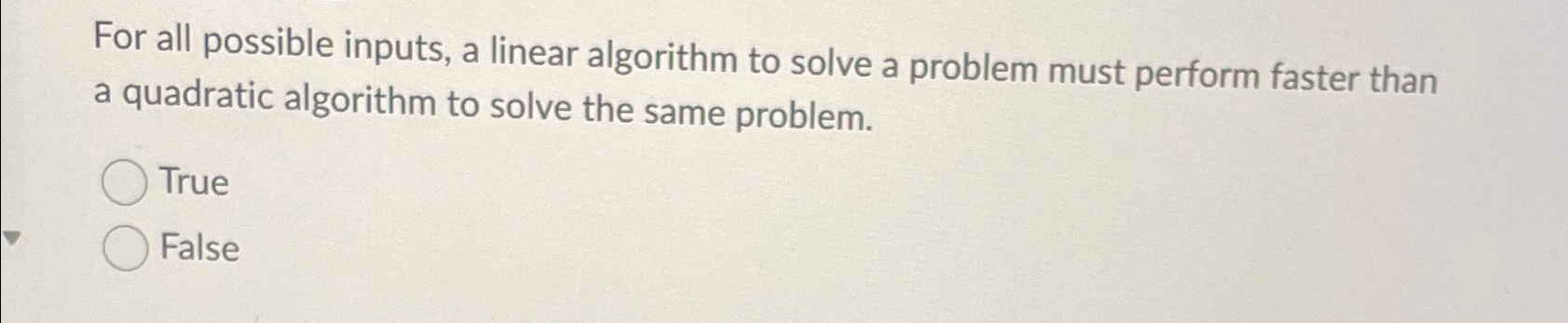 Solved For All Possible Inputs A Linear Algorithm To Solve