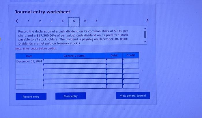 Solved Journal entry worksheet Record the purchase of 12,000 | Chegg.com