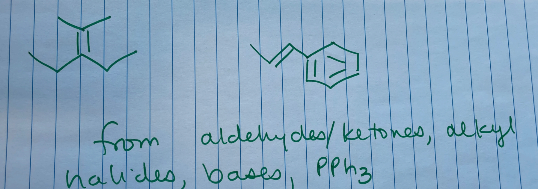 Make the following structures using the given | Chegg.com