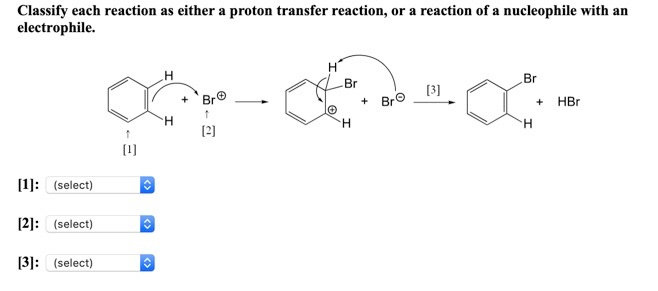 Solved Classify each reaction as either a proton transfer | Chegg.com