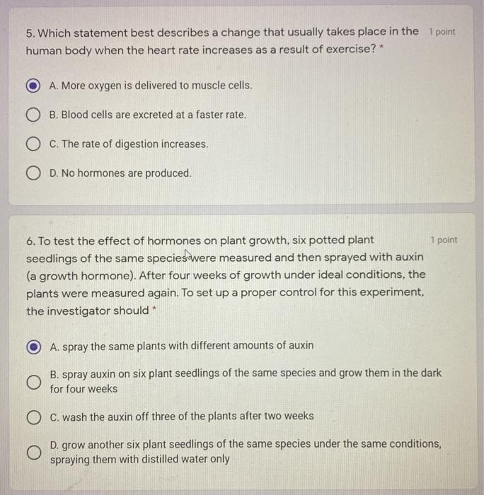 Solved 5. Which statement best describes a change that | Chegg.com