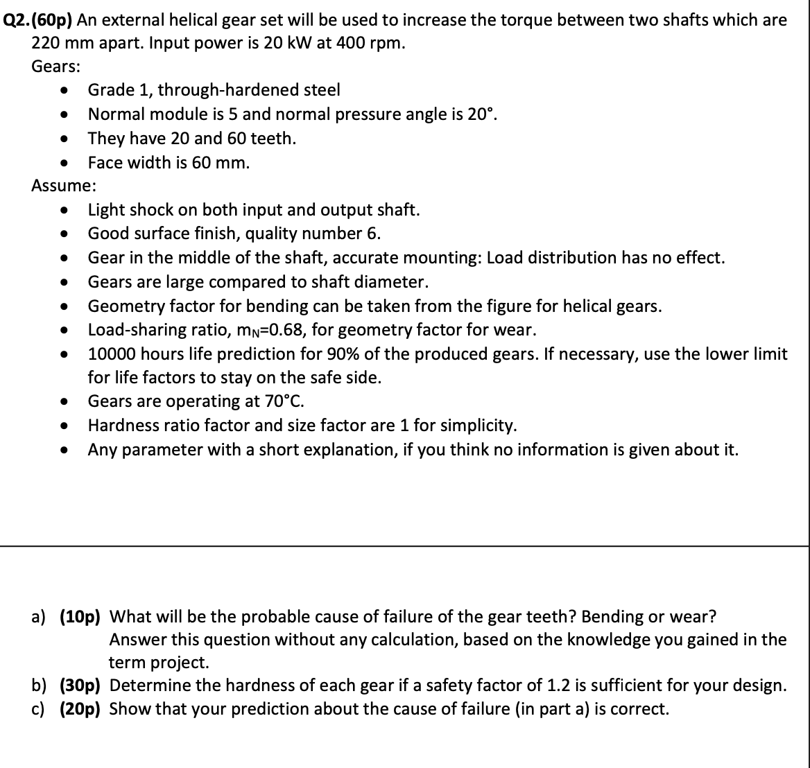 Solved We are using Shigley's book of Mechanical Engineering | Chegg.com