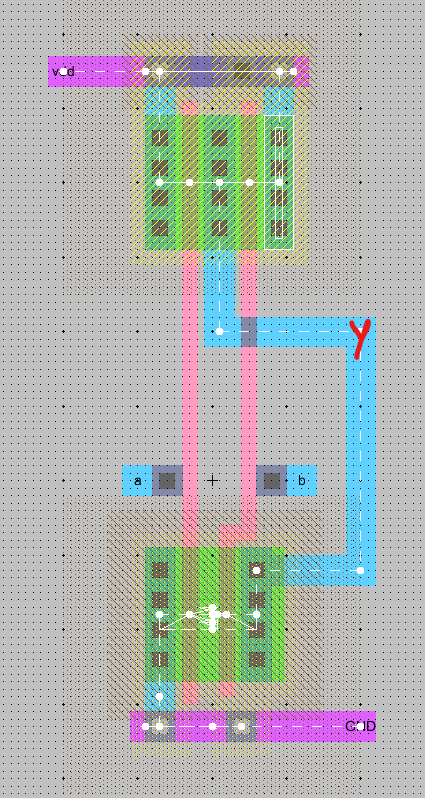 Solved hello, i am using electric vsli to make a nand | Chegg.com