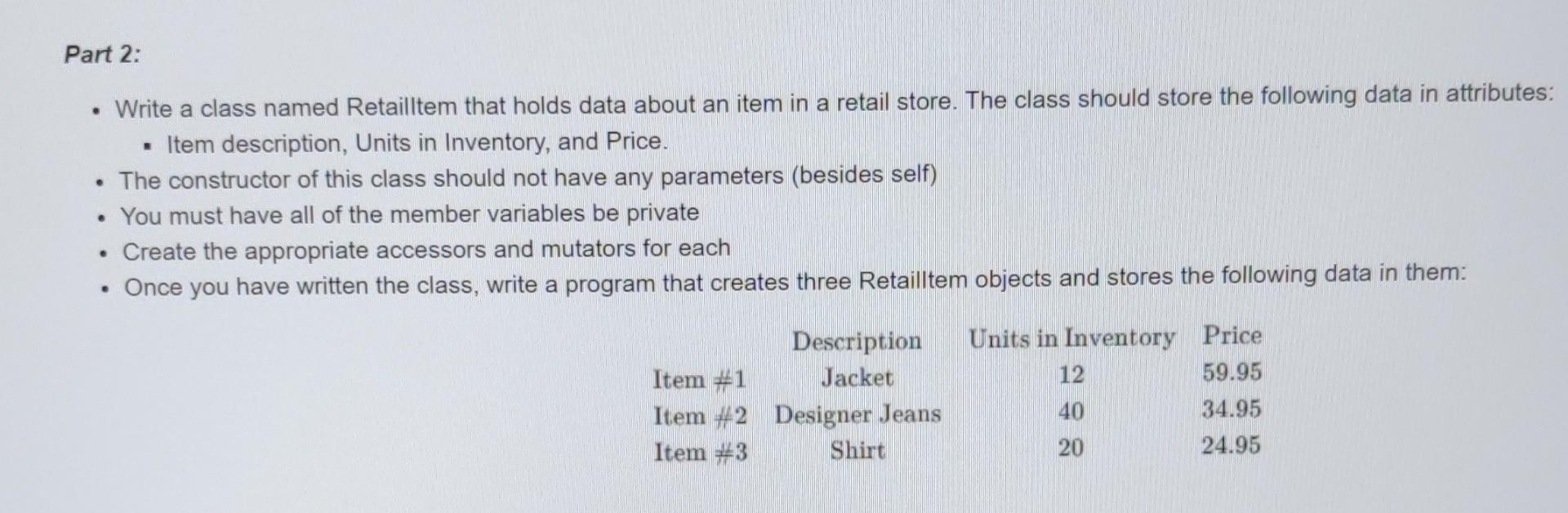 Solved Part 4 (Pickle/TryExcept): Create a dat file name | Chegg.com