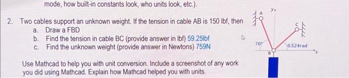 Solved mode, how built-in constants look, who units look, | Chegg.com