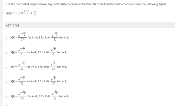 Solved Use the method of inspection (or any method) to | Chegg.com
