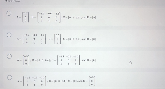 Solved Required information Use MATLAB to create a state | Chegg.com