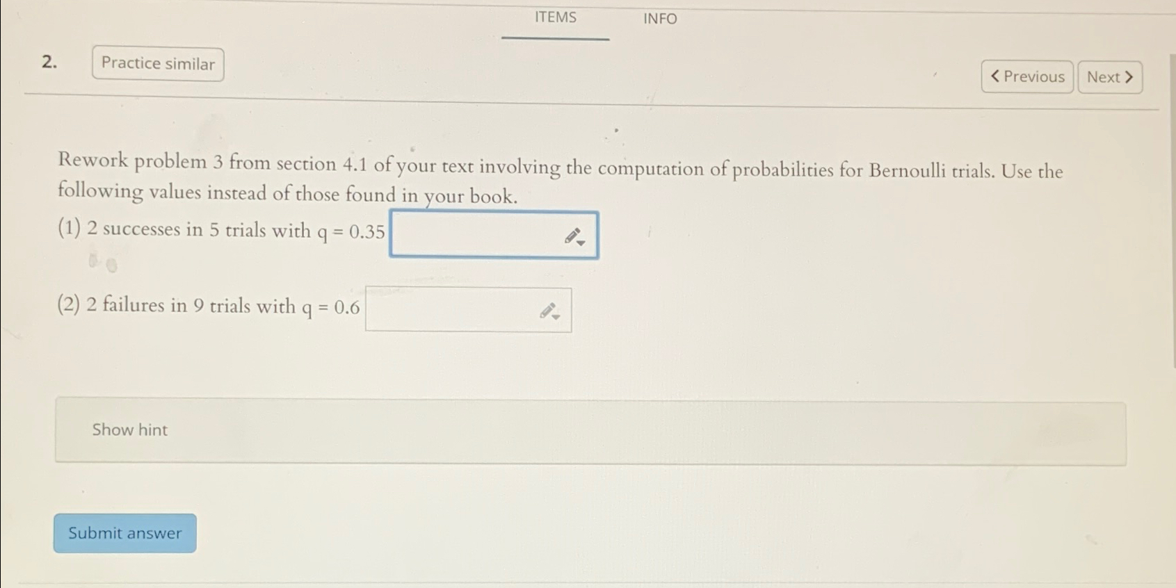 Rework problem 3 ﻿from section 4.1 ﻿of your text | Chegg.com