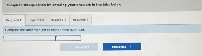 Solved Problem 3-12 (Algo) Predetermined Overhead Rate; | Chegg.com