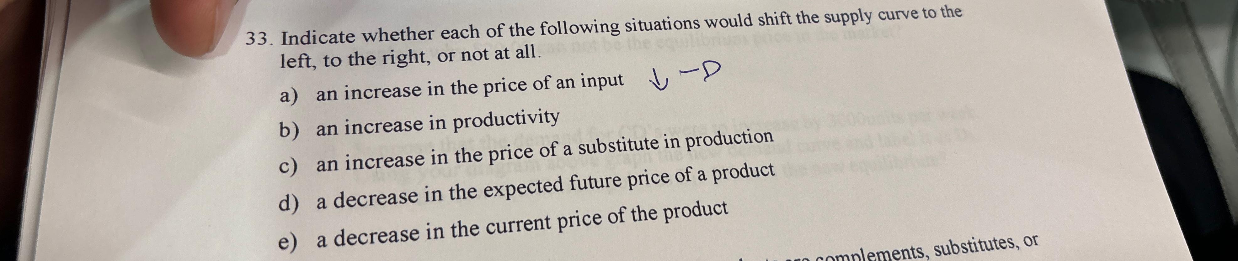 Solved Indicate whether each of the following situations | Chegg.com