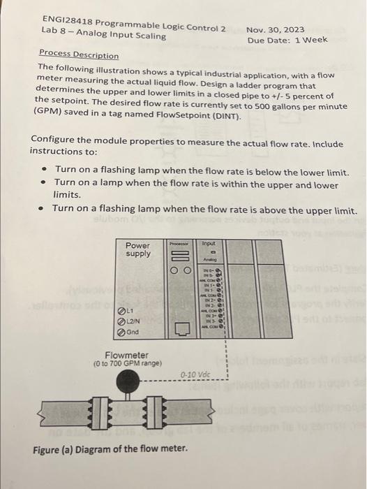 Solved ENGI28418 Programmable Logic Control 2 Nov. 30, 2023 | Chegg.com