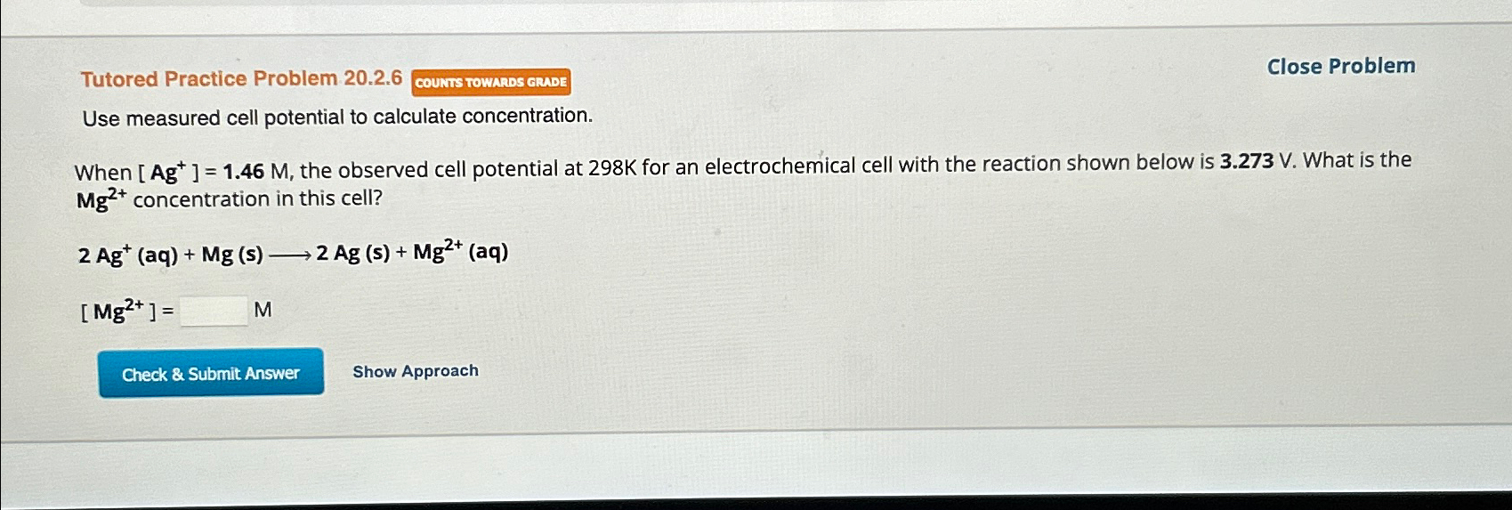 Solved Tutored Practice Problem 20.2.6Close ProblemUse | Chegg.com Solved Tutored Practice Problem 20.2.6Close ProblemUse | Chegg.com